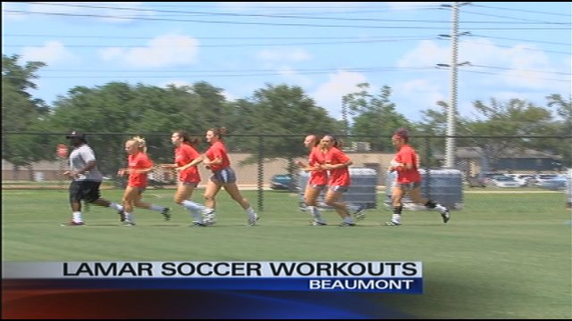 Lamar soccer opens camp | 12newsnow.com