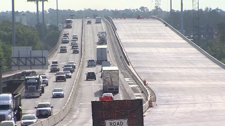 Lane change on Purple Heart bridge to bring rush hour relief ...