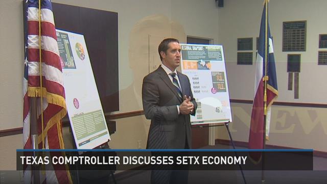 Texas comptroller visits Southeast Texas, talks local economy ...