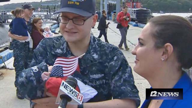 Service members meet their newborns for 1st time after 6-month ...